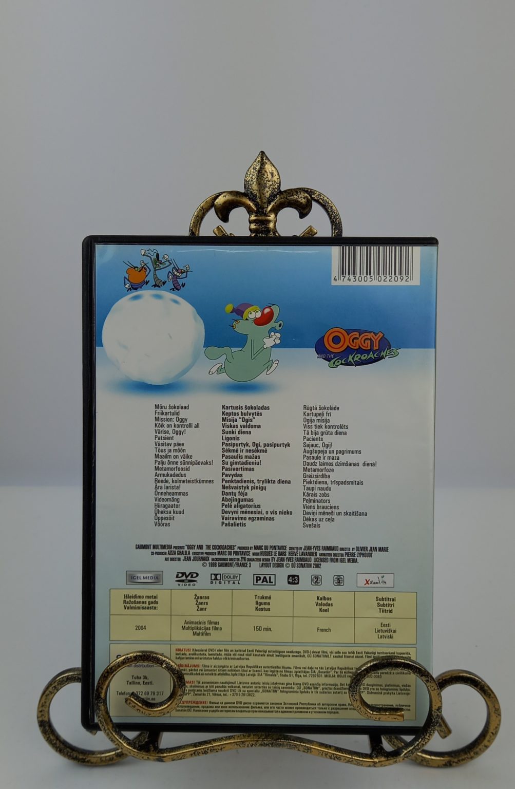 Oggy and the cockroaches: mission Oggy DVD - Knygospigiau.lt